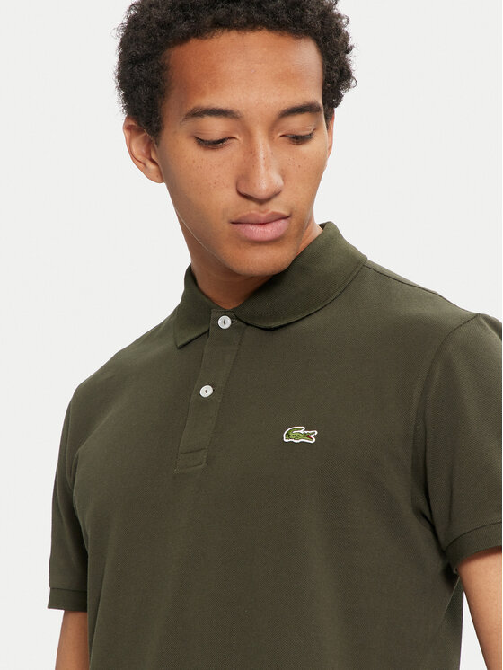 Lacoste Polo majica PH4012 Zelena Slim Fit Modivo.si