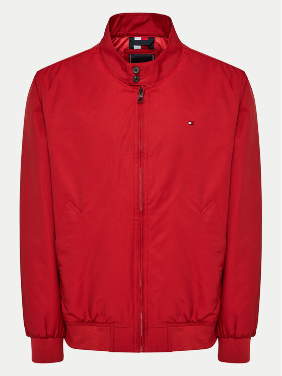 Tommy Hilfiger Giacca di transizione Club Harrington MW0MW35670 Rosso Regular Fit Modivo
