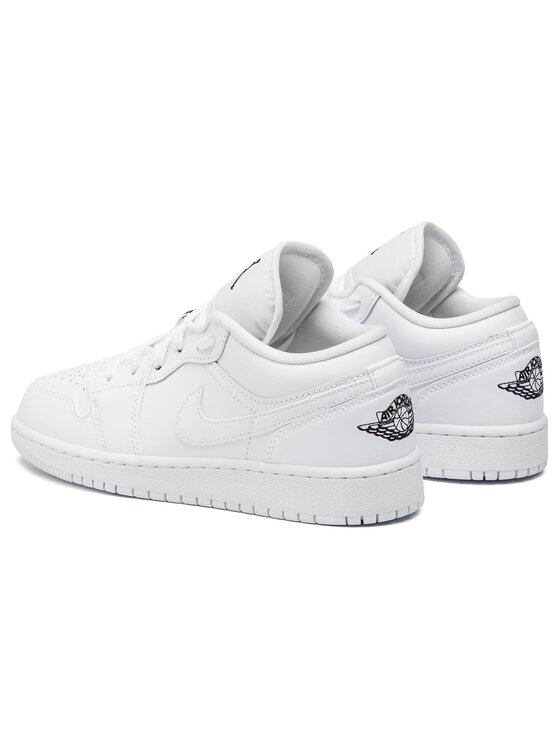 Nike Sneakersy Air Jordan 1 Low (GS) 553560 101 Bílá | Modivo.cz