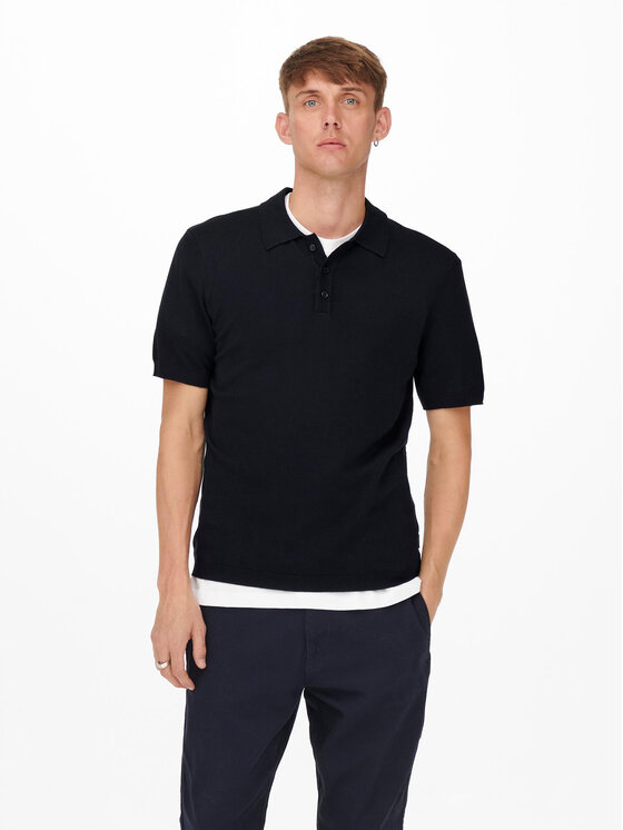 Only & Sons Polo Wyler 22022219 Granatowy Regular Fit | Modivo.pl