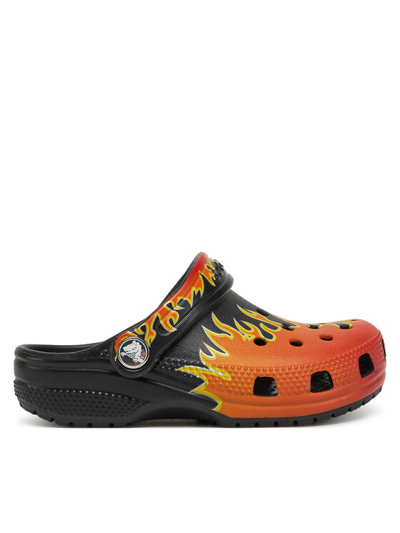 Crocs Klapki Classic Flames Clog K 210993 Pomarańczowy | Modivo.pl