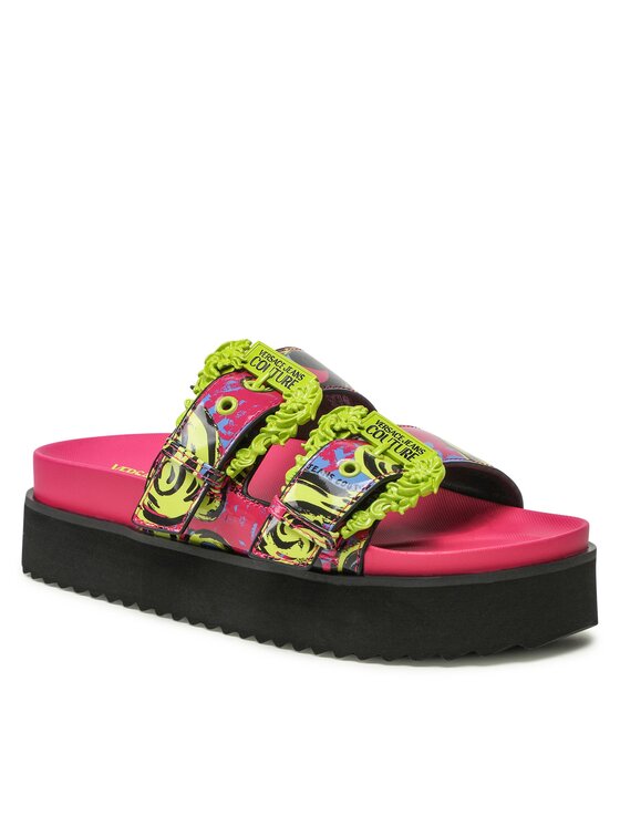 Versace Jeans Couture Șlapi 74VA3SM1 ZS366 Roz | Modivo.ro