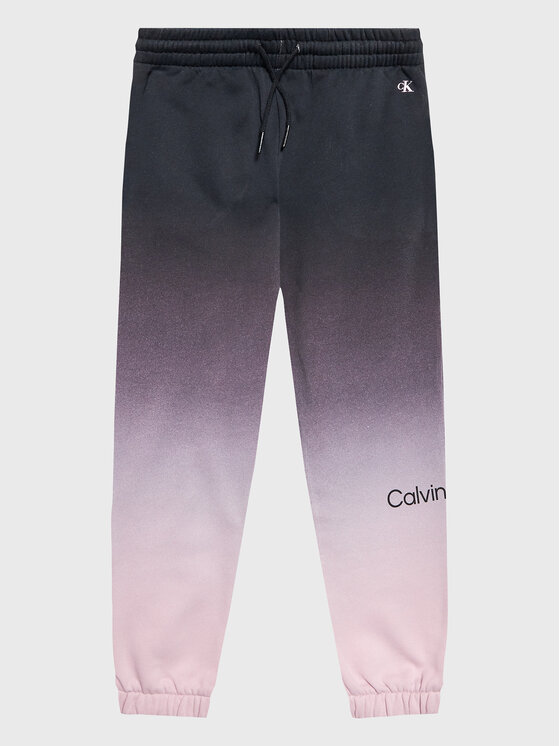 Calvin Klein Jeans Jogginghose All Over Gradient Iu0iu00332 Violett