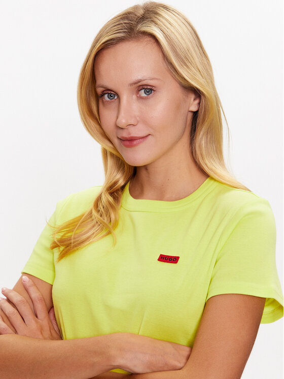 Hugo топ 50489117 Жълт Regular Fit | Modivo.bg