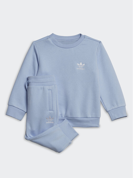 adidas Sportinis kostiumas Adicolor Crew Set IB8644 Žydra Regular Fit ...