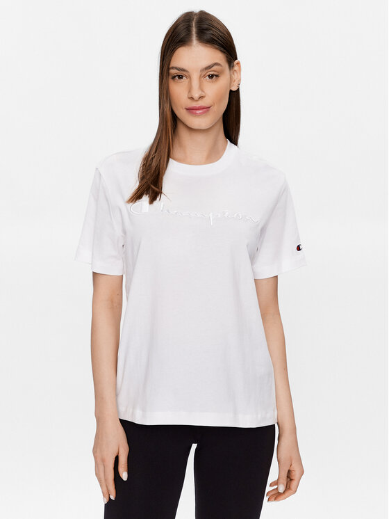 Champion Тишърт 116058 Бял Regular Fit | Modivo.bg