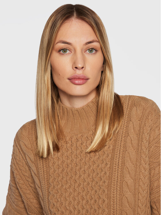 Weekend Max Mara Svetr Roberta 53661523 Hnědá Regular Fit | Modivo.cz