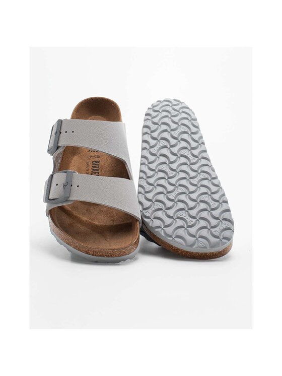 Birkenstock Klapki Arizona BF Stone Coin 1027720 Szary | Modivo.pl
