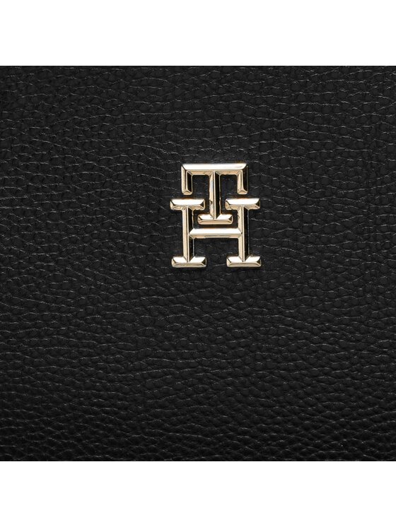 Tommy Hilfiger Torebka Th Emblem Satchel AW0AW14503 Granatowy | Modivo.pl