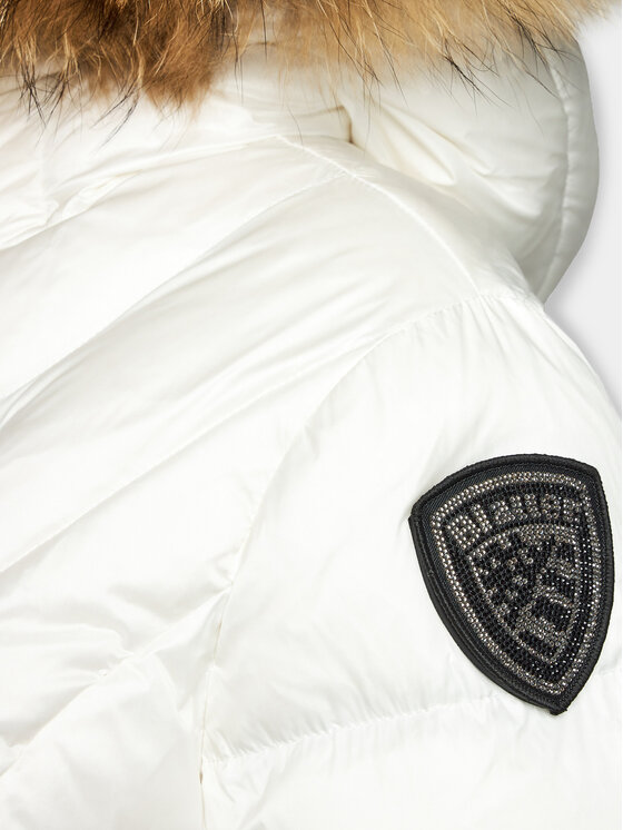 Blauer Vatovaná bunda 23WBLDK03140 Bílá Regular Fit | Modivo.cz