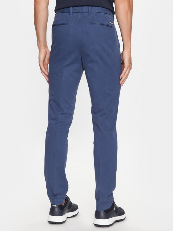Boss Chino kalhoty Kaito1 50487966 Tmavomodrá Slim Fit | Modivo.cz