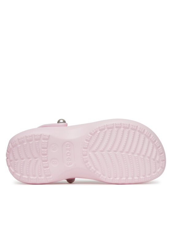 Crocs Klapki Classic Platform Pearl Clog 211231 Różowy | Modivo.pl