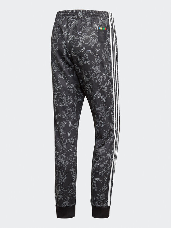 adidas Donji dio trenerke Goofy SST Tracksuit Bottom GD6028 Crna Slim ...