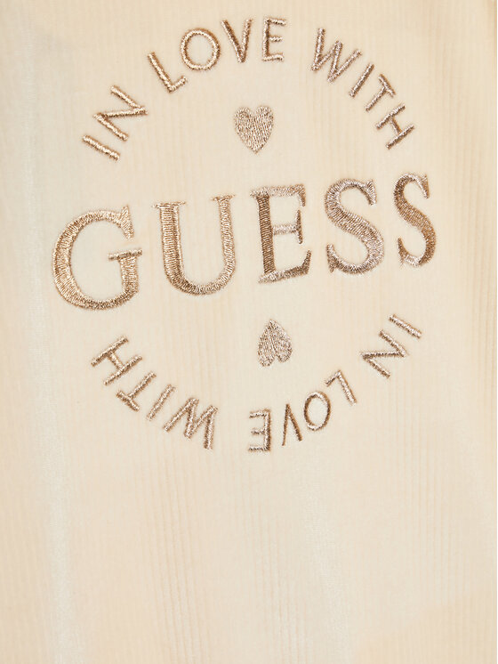 Guess Jogginganzug K2BG07 KBEB0 Beige Regular Fit | Modivo.de