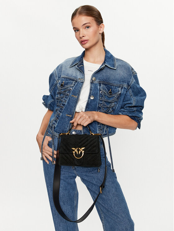 Pinko Handtasche Love One Top Handle Mini Light PE 23 PLTT 100071 A0F6 Schwarz | Modivo.de