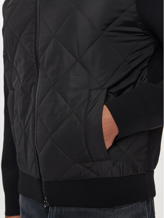 Hugo Kurtka bomber Sybor 50516619 Czarny Relaxed Fit | Modivo.pl