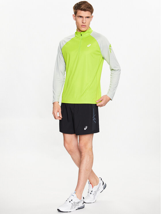 Asics Marškinėliai ilgomis rankovėmis Icon 2011C732 Žalia Regular Fit ...