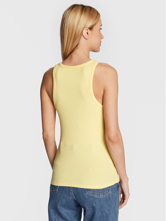 Wrangler топ Rib Vest W7T5DGY19 112146462 Жълт Regular Fit | Modivo.bg