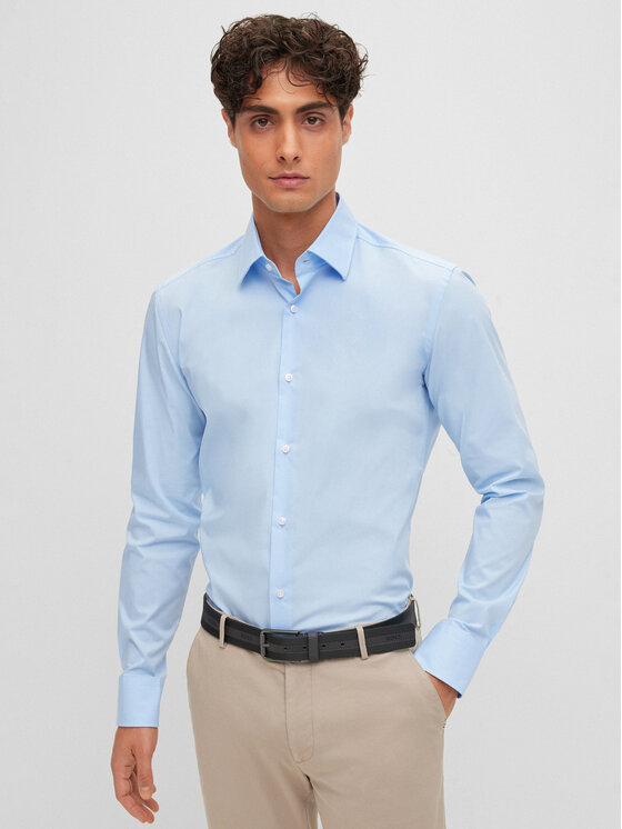 Boss Košile H-Hank-Kent-C1-214 50469345 Modrá Slim Fit | Modivo.cz