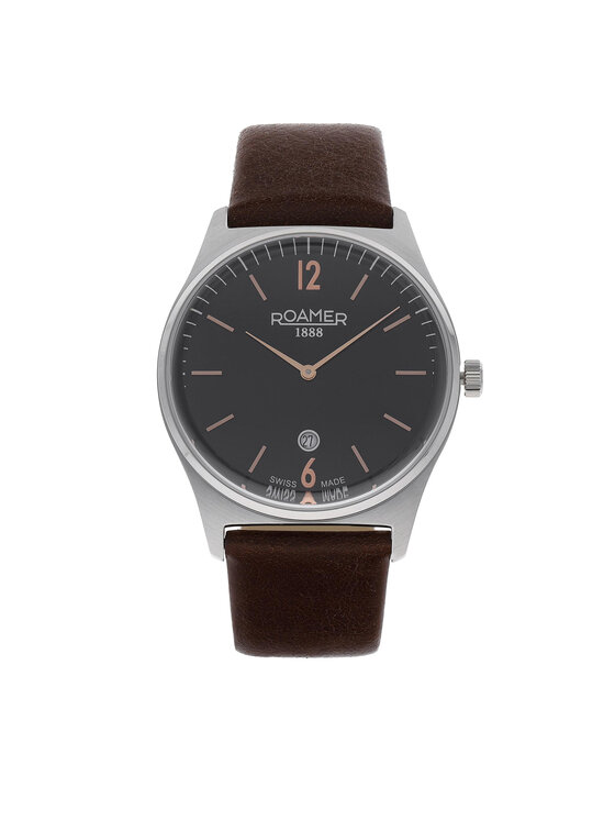 Roamer Часовник Elements Gents 650810 41 60 05 Сребрист | Modivo.bg