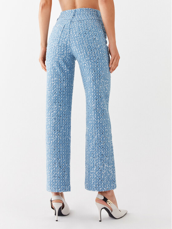 ROTATE Jeans Embellished Denim 1000631602 Blau Straight Fit | Modivo.de
