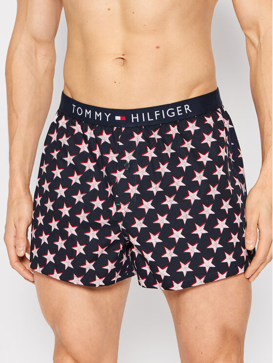 Tommy Hilfiger Bokserki Print UM0UM01827 Granatowy | Modivo.pl