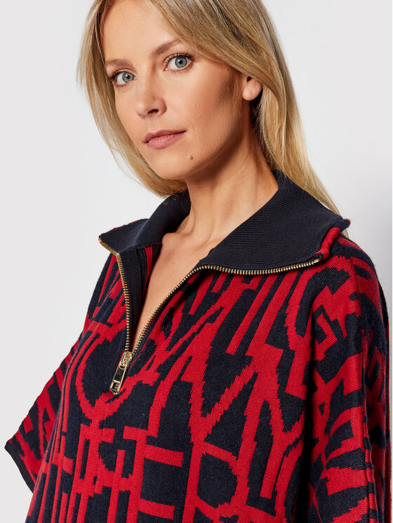 Tommy hilfiger poncho sweater store
