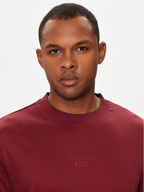 Boss T-Shirt H-Thompson 40_PS 50518631 Czerwony Regular Fit | Modivo.pl