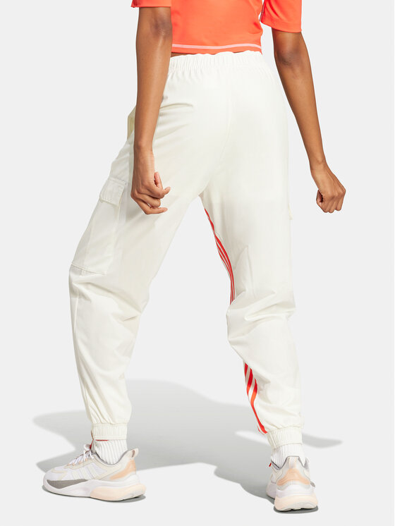 adidas Teplákové kalhoty Dance All-Gender Versatile IS0904 Bílá Loose ...