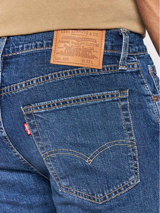 Levi's® Jeansshorts 405™ 39864-0062 Dunkelblau Standard Fit | Modivo.de