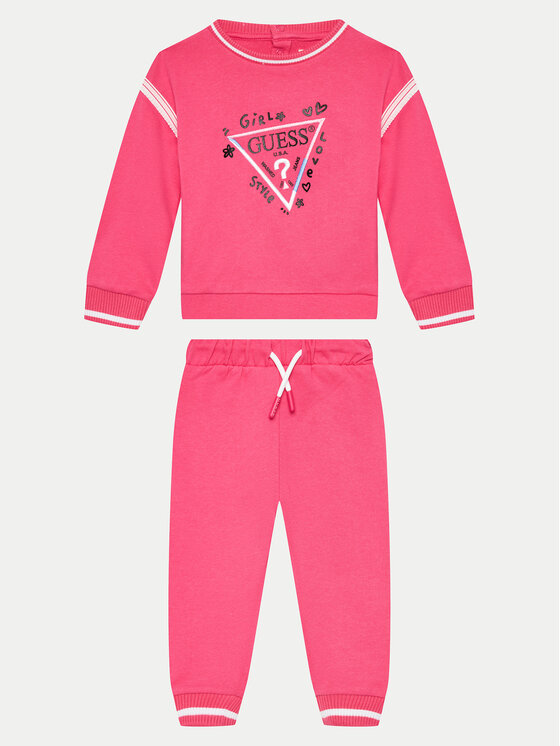 Guess Jogginganzug A4YG02 KA6R4 Rosa Relaxed Fit | Modivo.de