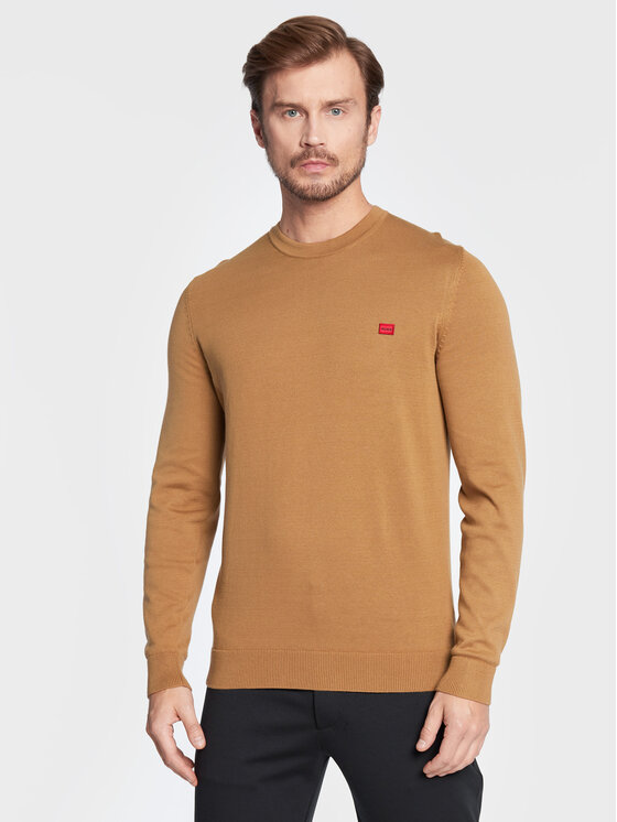 Hugo Pull San Cassius-C1 50475083 Beige Regular Fit | Modivo.fr