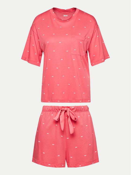 DKNY Pyjama YI80010 Rosa Regular Fit | Modivo.de
