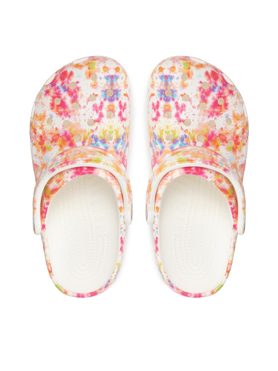 Crocs Чехли Classic Tie Dye Graphic Clog 205453 Оранжев | Modivo.bg