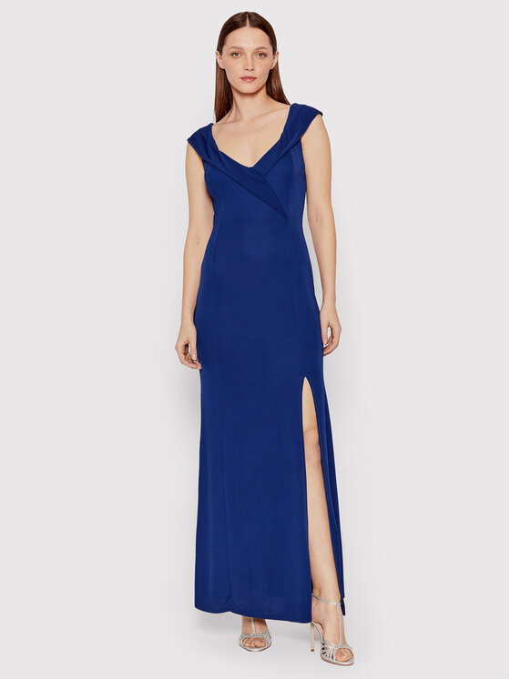 Rinascimento Večernja haljina CFC0018405002 Tamnoplava Regular Fit | Modivo.hr