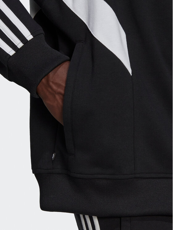 Adidas Bluza Adidas Rekive Half Zip Sweatshirt Hk7336 Czarny Loose Fit