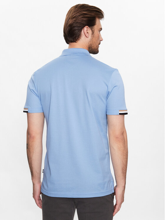 Boss Polo 50467113 Niebieski Regular Fit | Modivo.pl