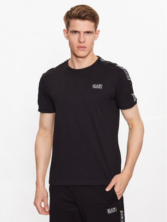 EA7 Emporio Armani T-Shirt 3RPT06 PJ02Z 1200 Schwarz Regular Fit | Modivo.de