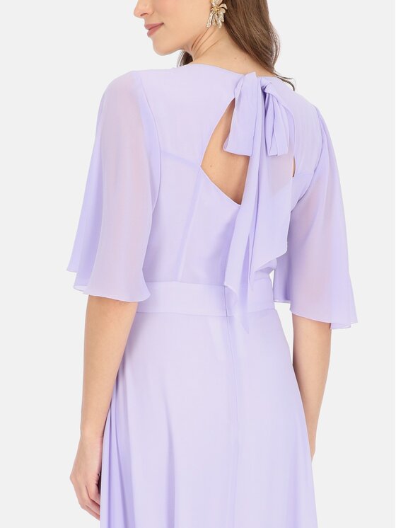 Potis & Verso Sukienka koktajlowa Bruna Fioletowy Regular Fit | Modivo.pl