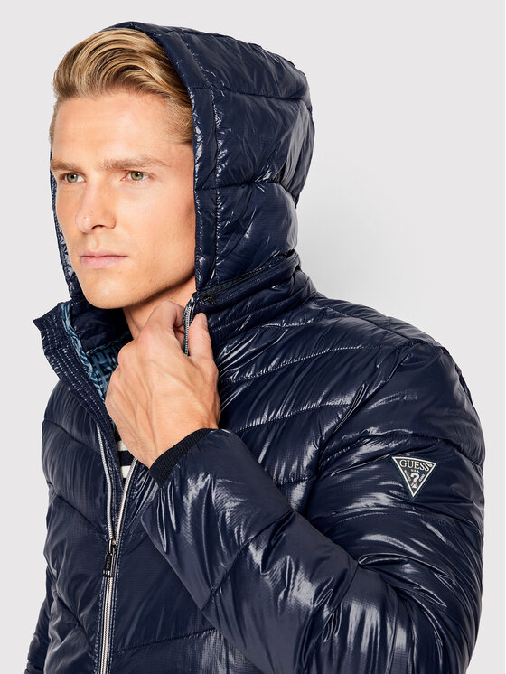 Guess Geacă din puf M2YL45 WEQJ2 Bleumarin Regular Fit | Modivo.ro