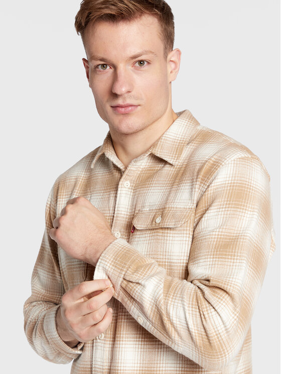 Levi's® Košulja Jackson Worker 19573-0173 Bež Relaxed Fit | Modivo.hr