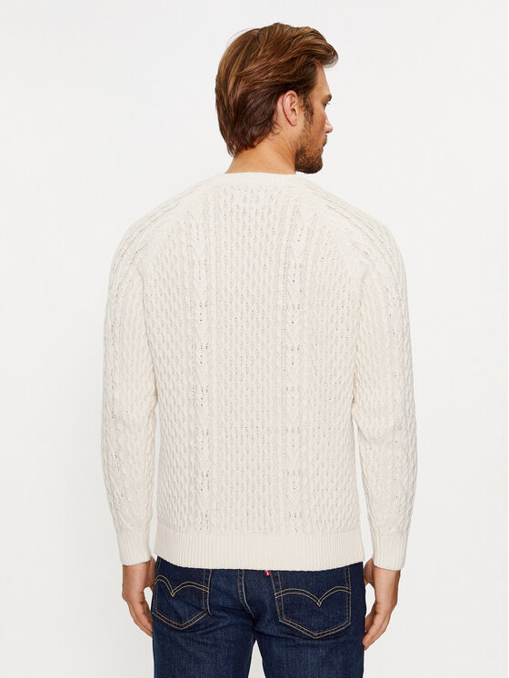 Pepe Jeans Sweter Sly PM702378 Écru Regular Fit | Modivo.pl