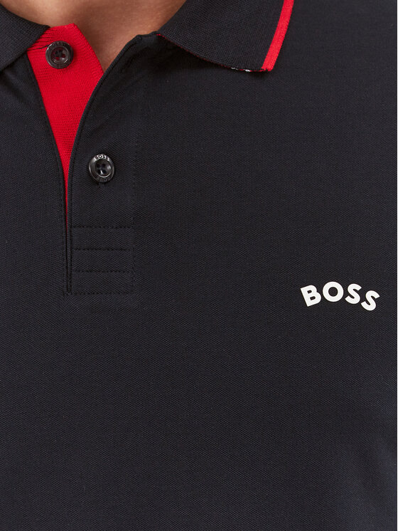 Boss Polo Paul 50469245 Granatowy Slim Fit | Modivo.pl
