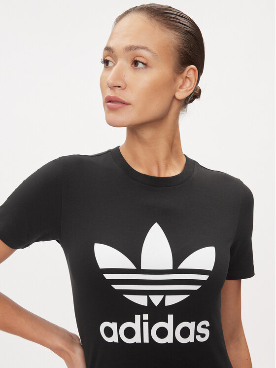 Adidas Тишърт Adicolor Classics Trefoil Gn2896 Черен Standard Fit