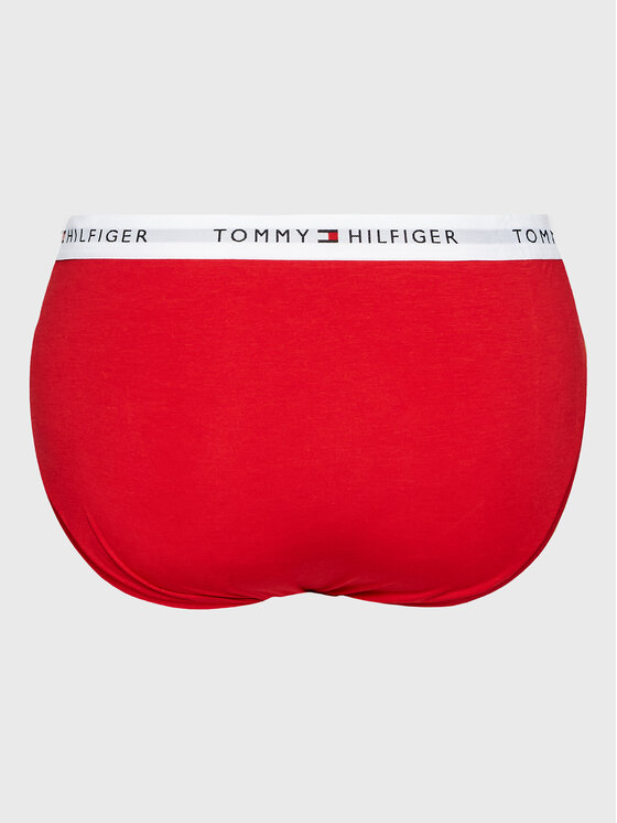 Tommy Hilfiger Curve Figi klasyczne Icons Logo UW0UW04018 Czerwony ...