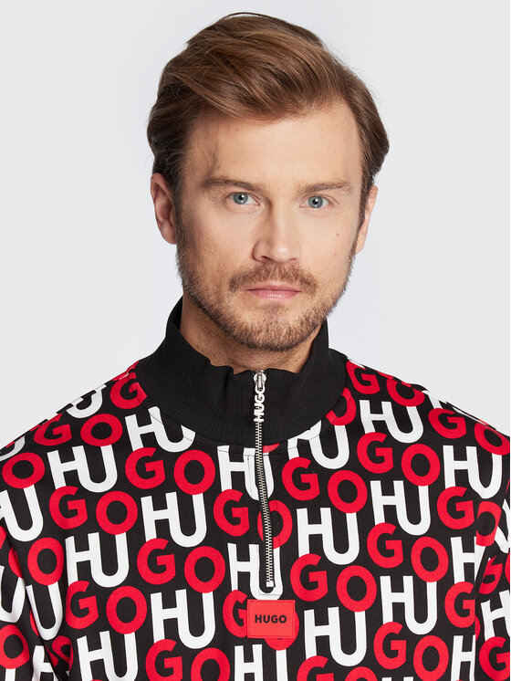 Hugo Bluza Dono 50477032 Kolorowy Relaxed Fit | Modivo.pl