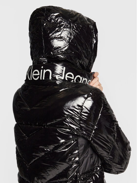 Calvin Klein Jeans Pernata jakna Diagonal J20J219827 Crna Regular Fit ...