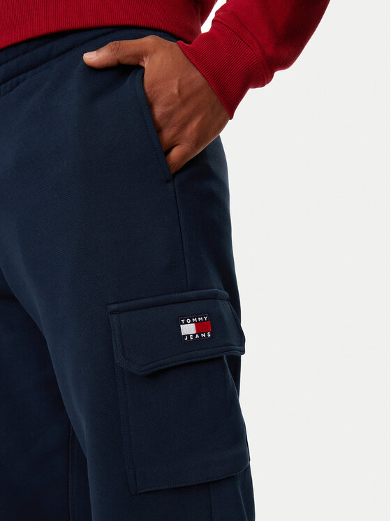 Tommy Jeans Sporta bikses DM0DM19807 Tumši zils Regular Fit | Modivo.lv