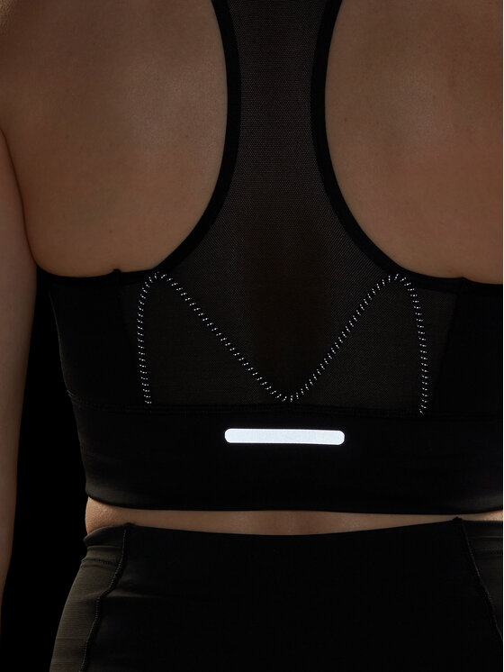 adidas Biustonosz sportowy Medium-Support Running Pocket IC8003 Czarny ...