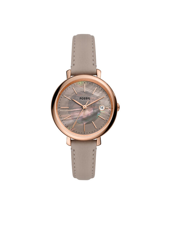 Fossil Zegarek Jacqueline Solar ES5091 Beżowy | Modivo.pl